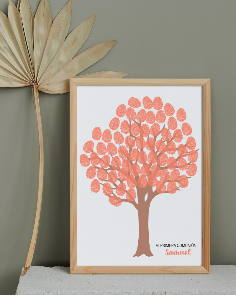 Lámina árbol para huellas – Meiki.es
