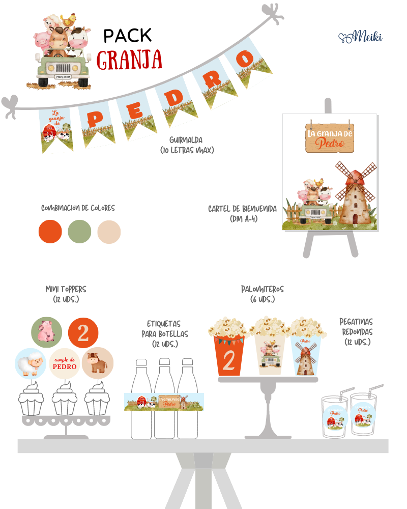 Temática Granja – Meiki.es